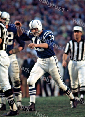 Johnny Unitas BALTIMORE COLTS NFL Football 1960s Original 35mm Photo ...
