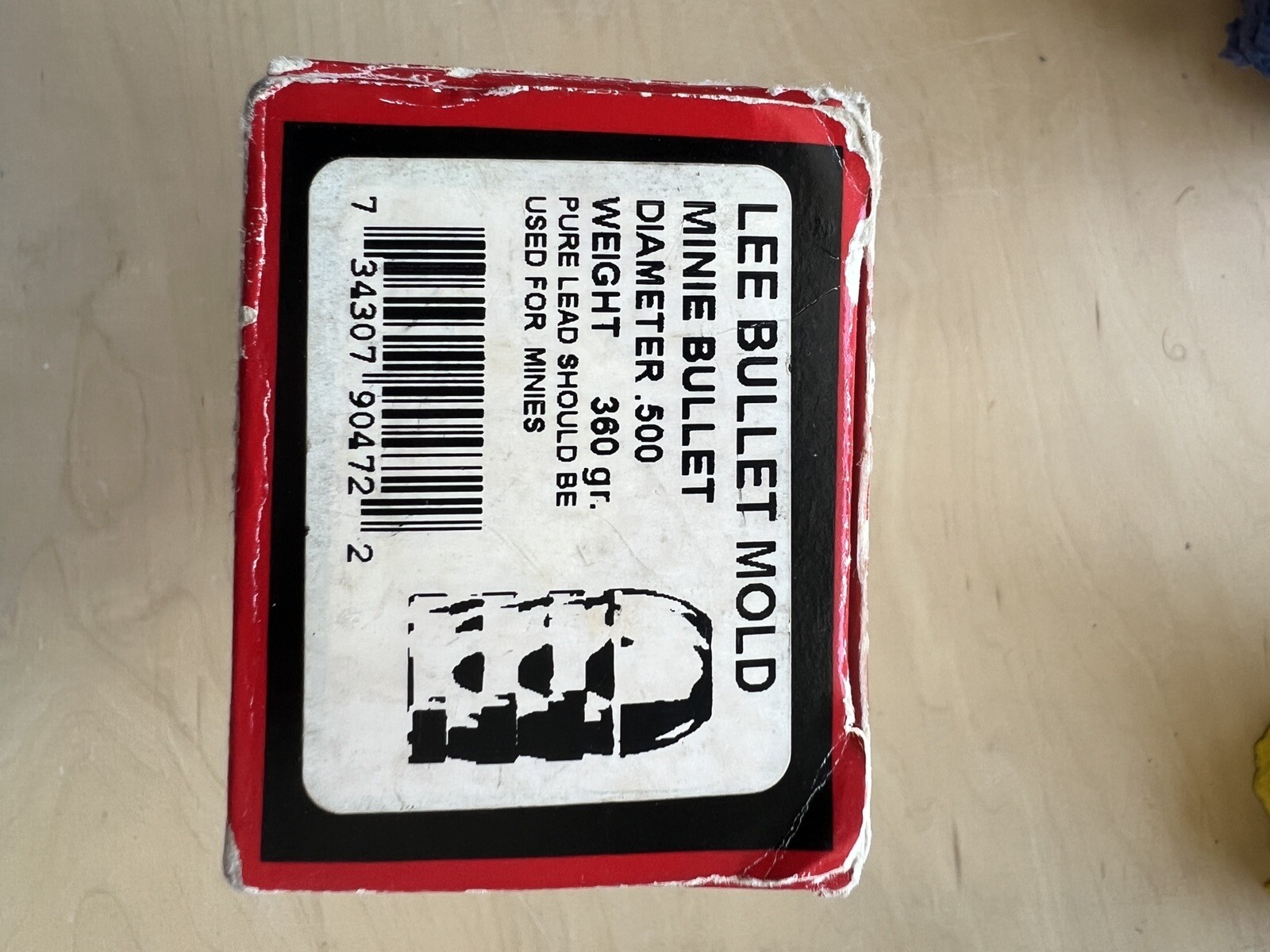 vintage Lee 90472 1-Cavity Minie Ball Bullet Mold (500 Diameter) 360 ...