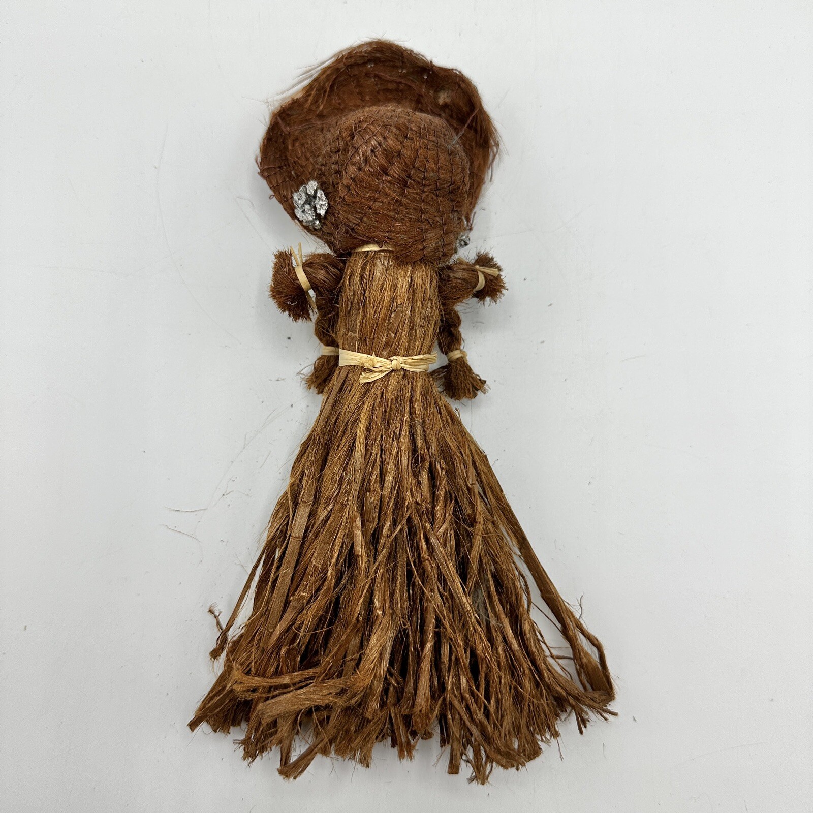 Unique 1940s California Redwood Bark Hand Crafted Folk Art Doll 8” Tall ...