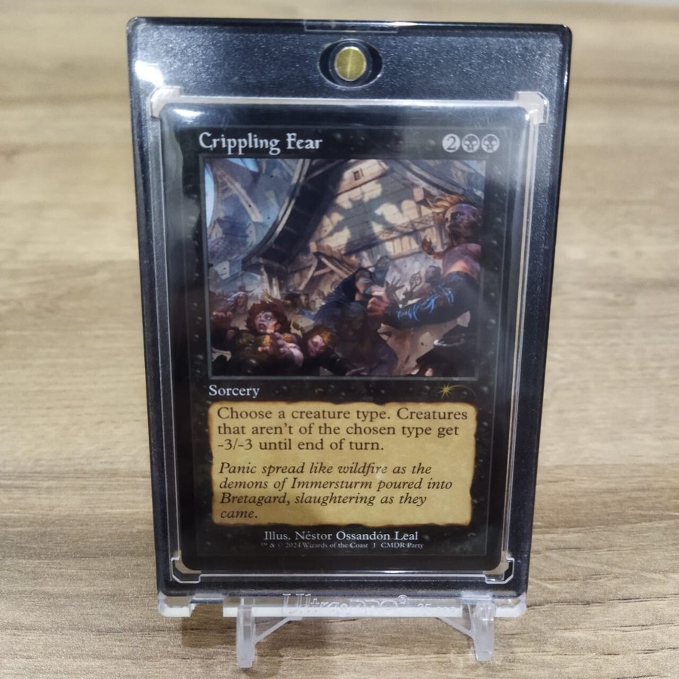 MTG LOT 8 Crippling Fear Retro Duskmourn Commander Party Promo English ...