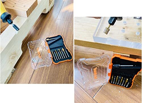 10-Piece Wood Carving Rasp Files Set for Rotary Tools with 1/8 ...