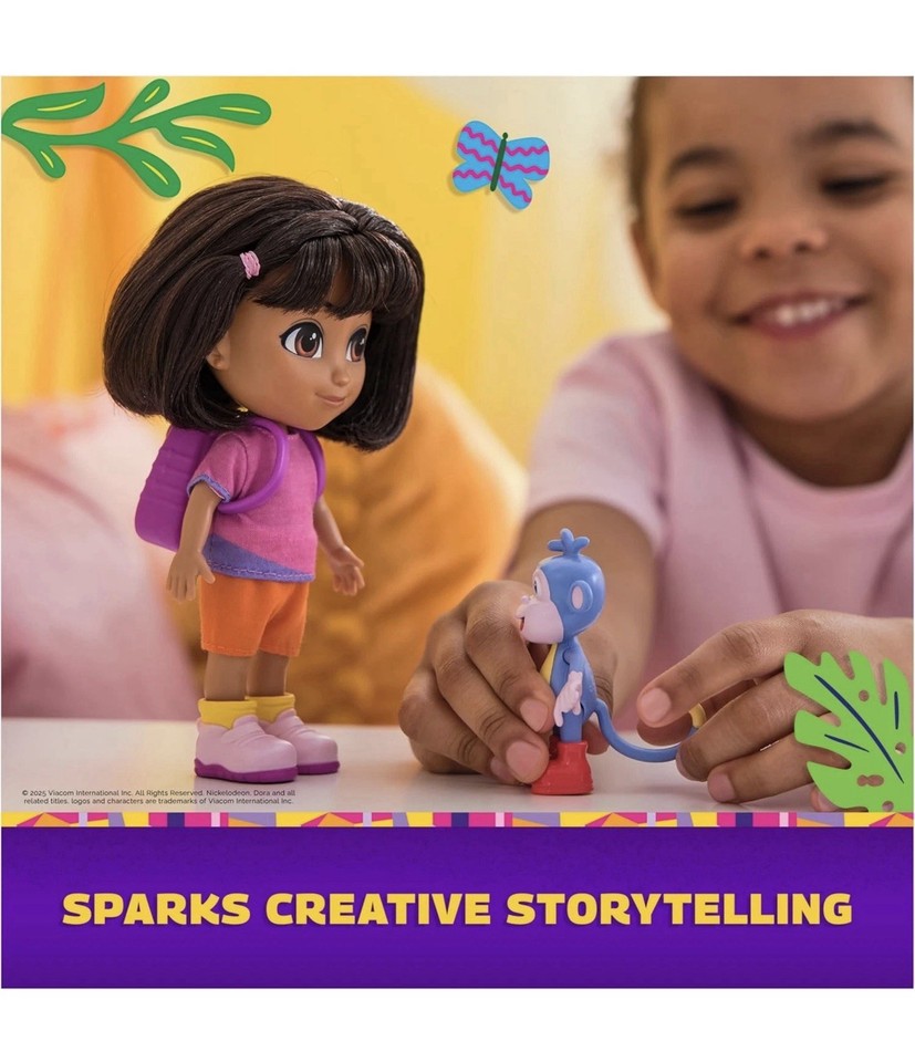 Dora The Explorer Best Friends Dora & Boots Figure Set with Clothes ...