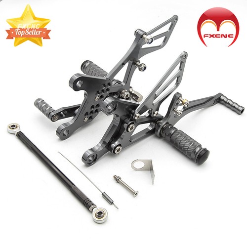 CNC Rearset Rear Set Footpegs For Kawasaki Ninja 600 ZX6R ZX636 2005 ...