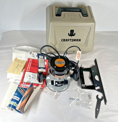Vintage Sears Craftsman Heavy Duty 1HP Router w/ Case Manuals 315.17380 ...