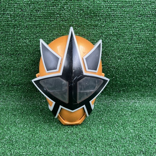 Power Rangers Super Samurai White Gold Mask Role Play Costume 2011 ...