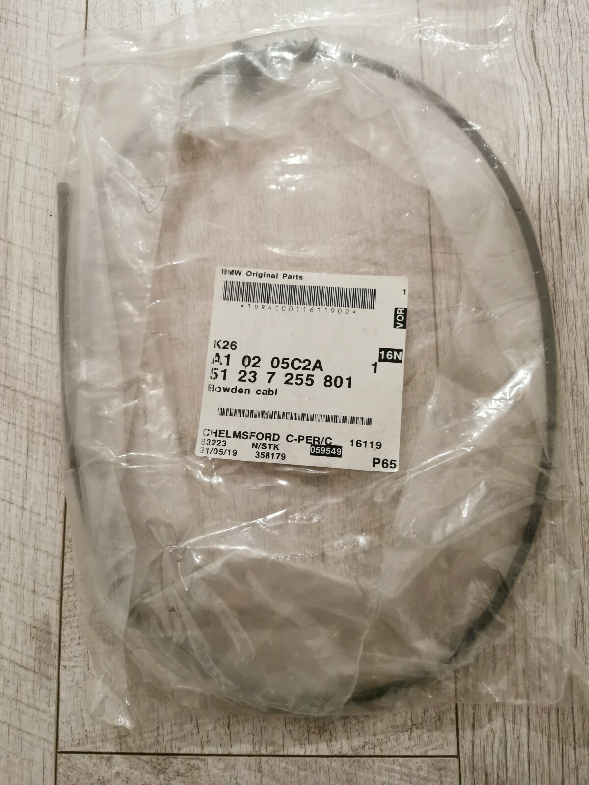 BMW 5 Series F11 F10 F07 GT F12 F13 Bowden Cable Rear 51237255801 for ...