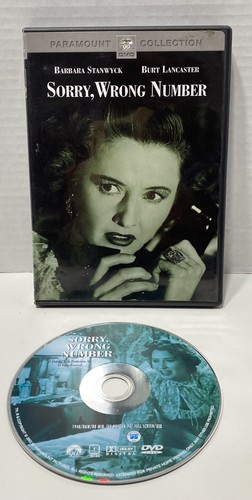 Sorry, Wrong Number (DVD 2002) Barbara Stanwyck Burt Lancaster Mystery ...