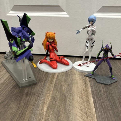 BANDAI Neon genesis Evangelion Eva Unit 01 & Asuka Rei Figures Lot | eBay