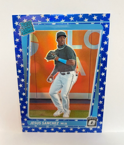 2021 Panini Donruss Optic - Rated Rookie Jesus Sanchez #86 Spirit of 76 ...