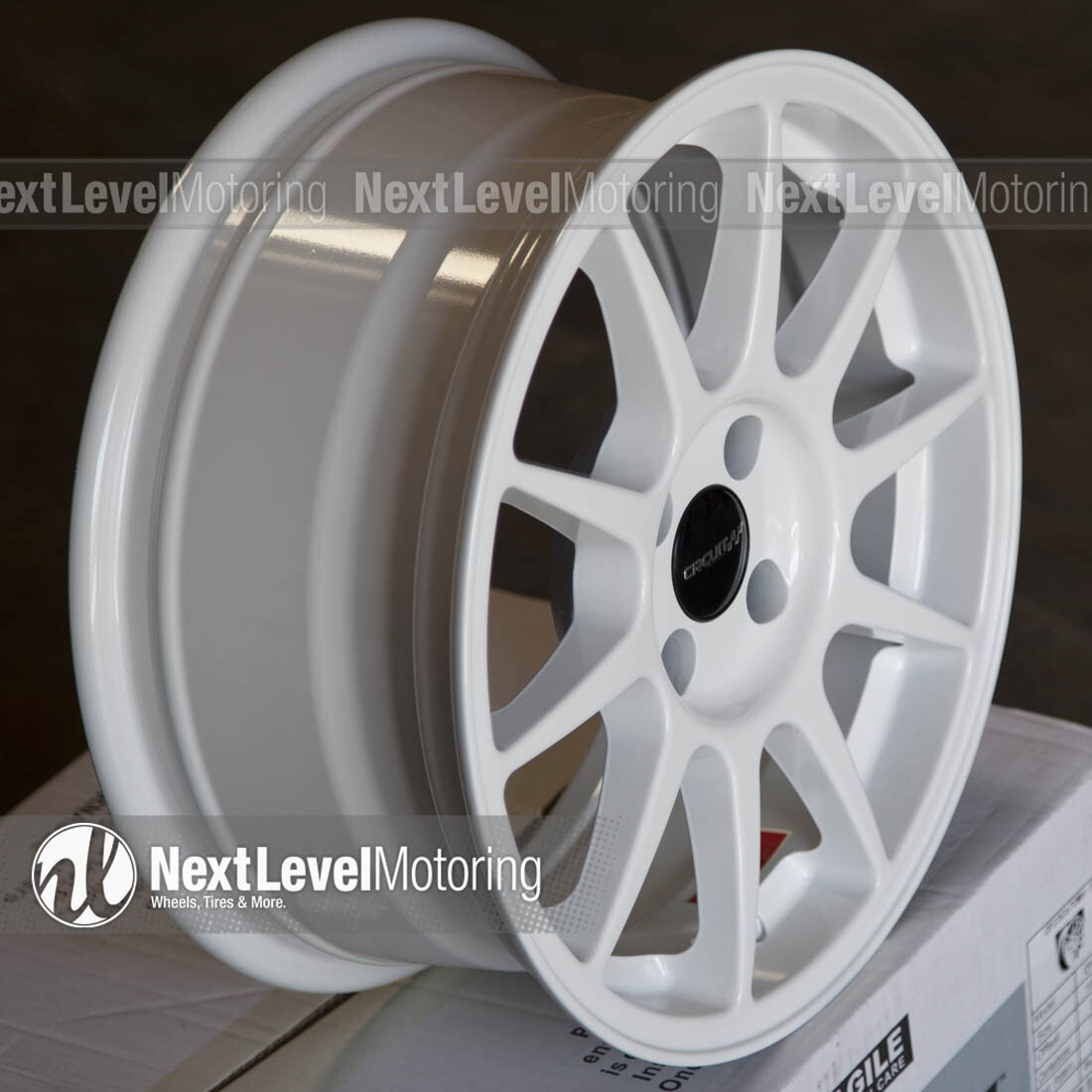Circuit CP23 16x7 4x100 +35 Gloss White Wheels Type R Style Fits Honda ...