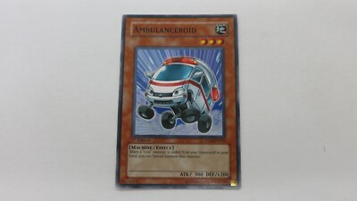 AMBULANCEROID MONSTER 1ST EDITION YSDS-EN018 COMMON YUGIOH NM ...