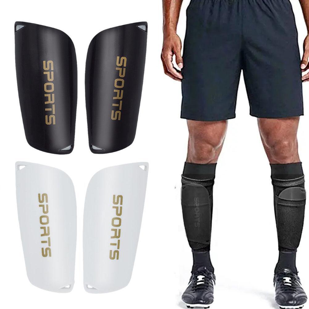 1 Pair Football Shin Pads Plastic Soccer Guards Leg Breathable ...