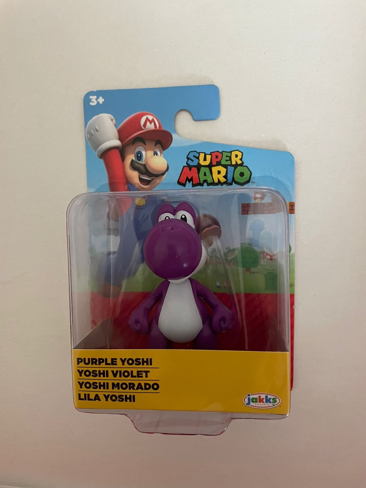 PURPLE YOSHI Super Mario Jakks Pacific 2.5" Figure Toy NEW Mario Bros ...