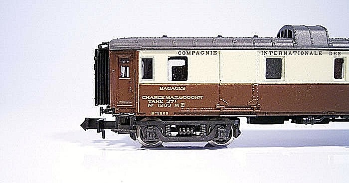 Rivarossi 9552 Vintage Baggage Car CIWL 1263M Orient Express Box Scale ...