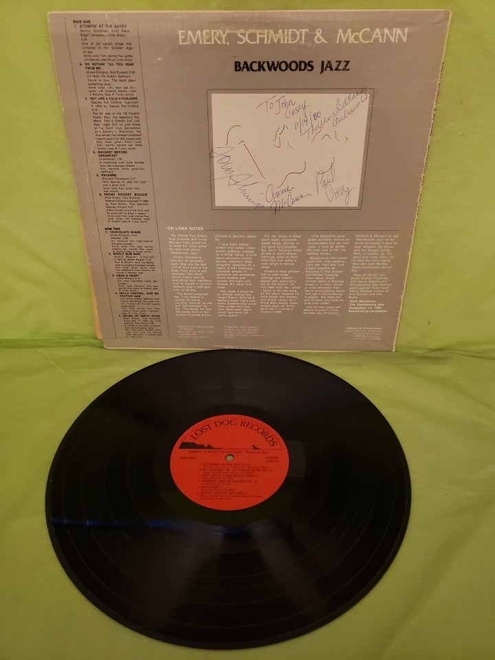 Emery, Schmidt & McCann – Backwoods Jazz - VINYL RECORD LP | eBay