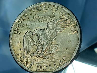 SUSAN B ANTHONY TWO COLOR COIN (THE FRONT LOOKS SILVER BUT THE BACK ...