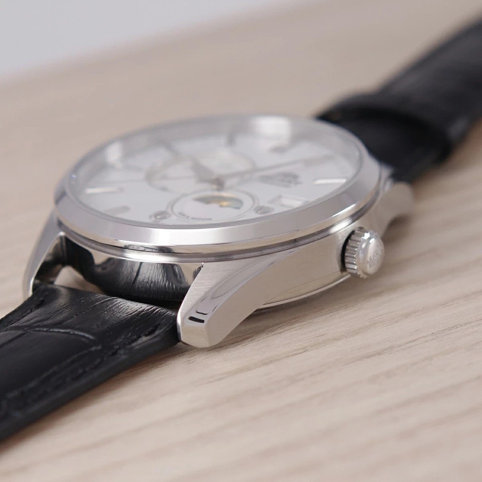 Montre mécanique automatique ORIENT RN-AK0305S SOLEIL et MOON cadran ...