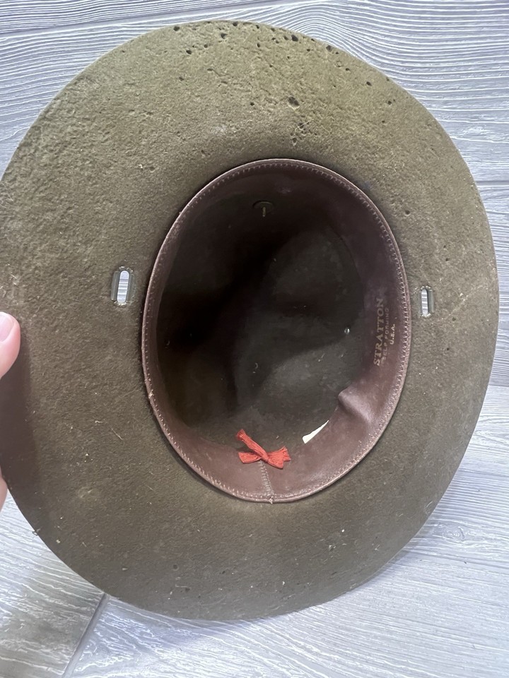 US Military Stratton Campaign Drill Instructor Hat Vintage Made in USA ...