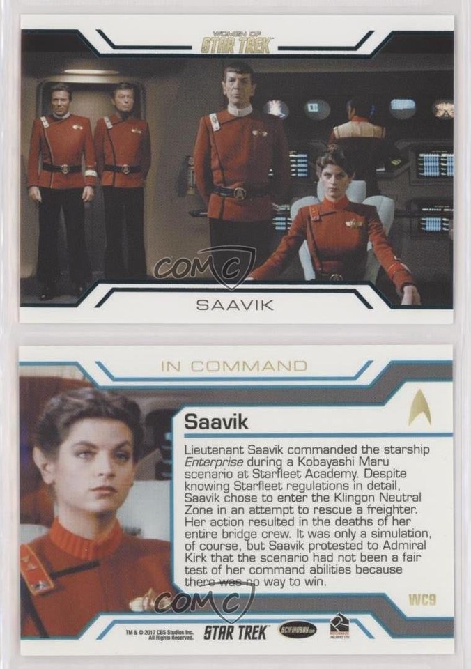 2017 Rittenhouse Women of Star Trek 50th Anniversary in Command Saavik ...