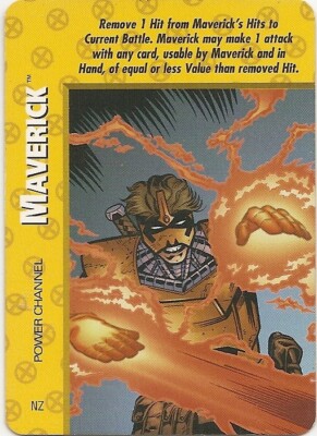 Marvel OVERPOWER X-Men Maverick Power Channel special | eBay