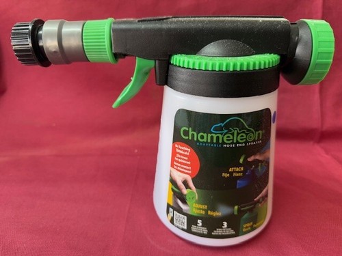 Chameleon Adaptable Hose End Sprayer Chemical Garden 3 Spray Patterns ...