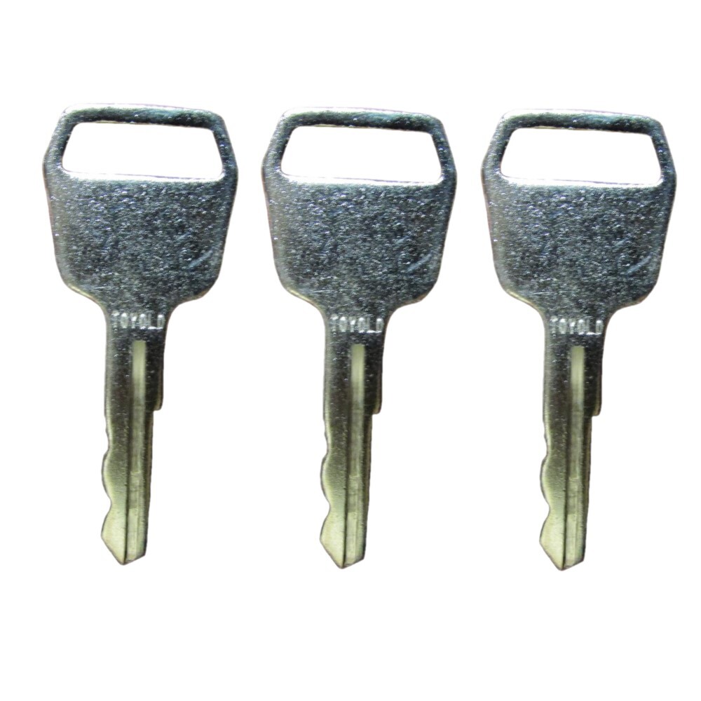 (3) TOYOLD Forklift Keys TOYOLD Forklift Key Fits Toyota Forklifts Free ...