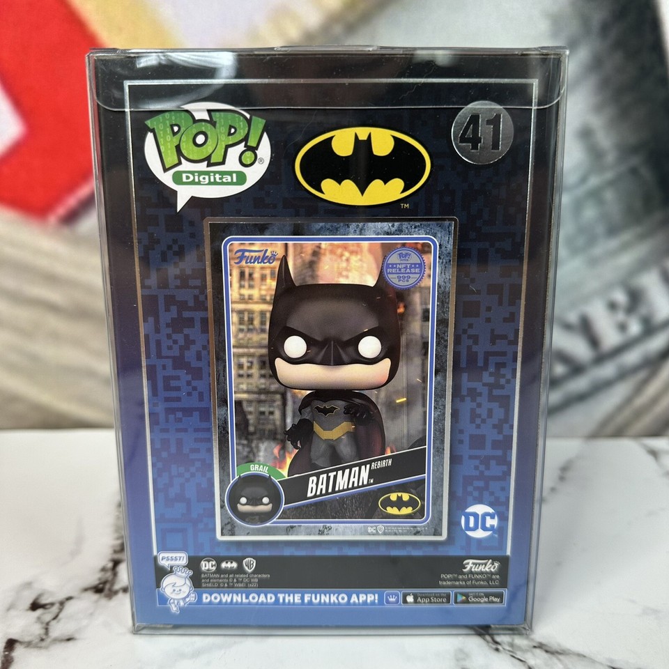 Batman N F T Rebirth Funko Pop Grail DC Series 1 - LE 999 (929 Redeemed ...