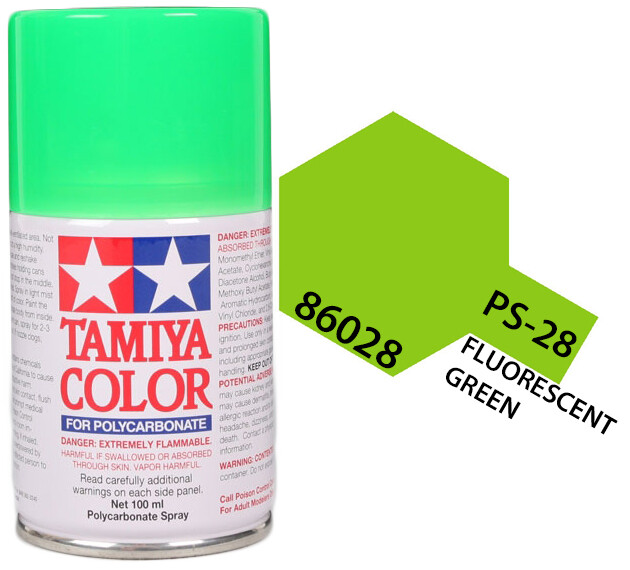 Tamiya Polycarbonate Lexan RC Spray Paint PS Series 100ml - US Fast ...