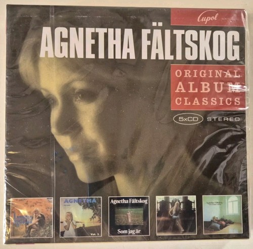 Rar AGNETHA FÄLTSKOG ORIGINAL ALBUM CLASSICS 5 CD BOX-SET ABBA NEU OVP ...