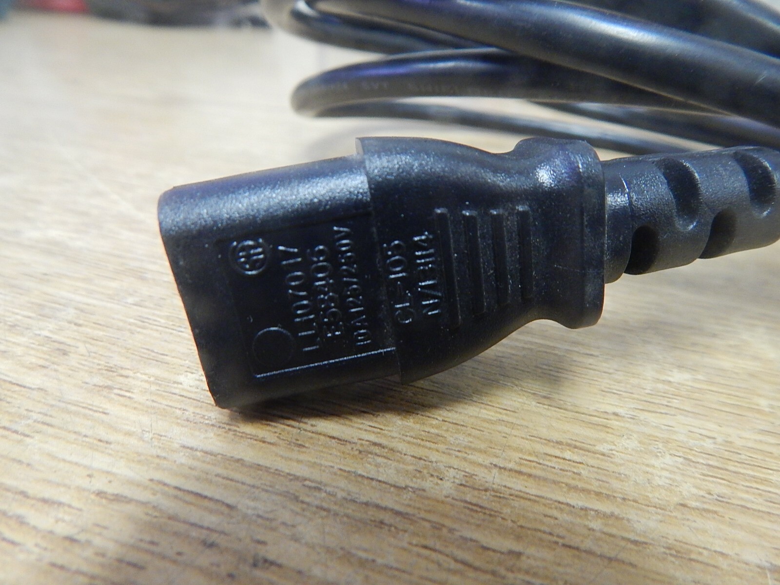 Chiao Lin LL107017 E58406 10A125/250V CL-105 N/13114 Power Cord | eBay