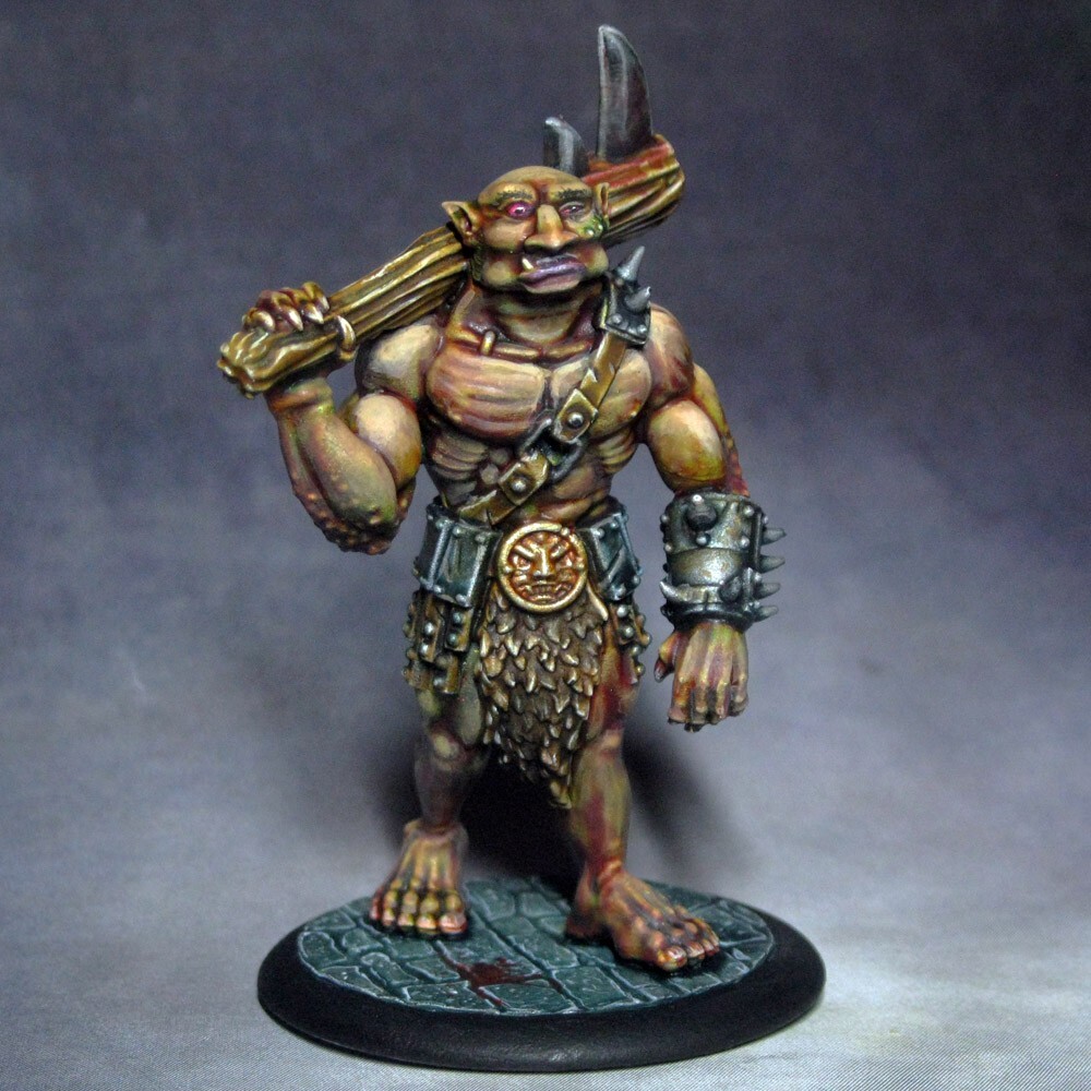 Painted Ogre DarkSword - Troll Reaper Miniature Dungeons D&D Pathfinder ...