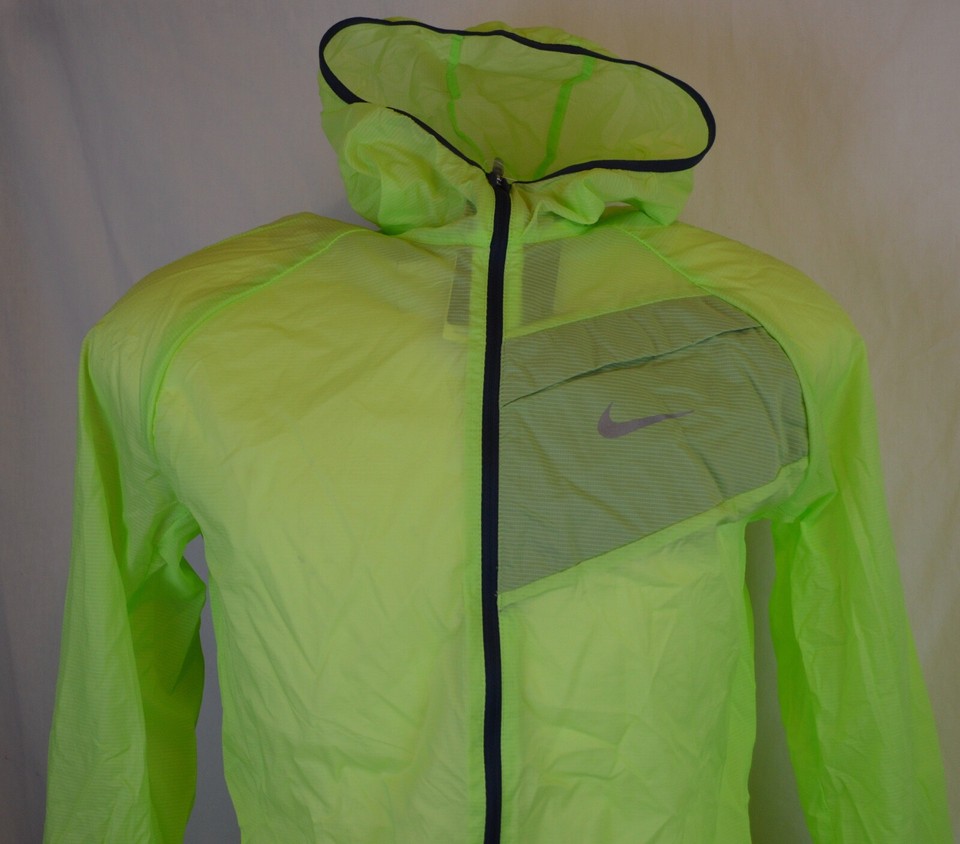 Nike Women's Impossibly Light Reflective Running Jacket Lime black ...