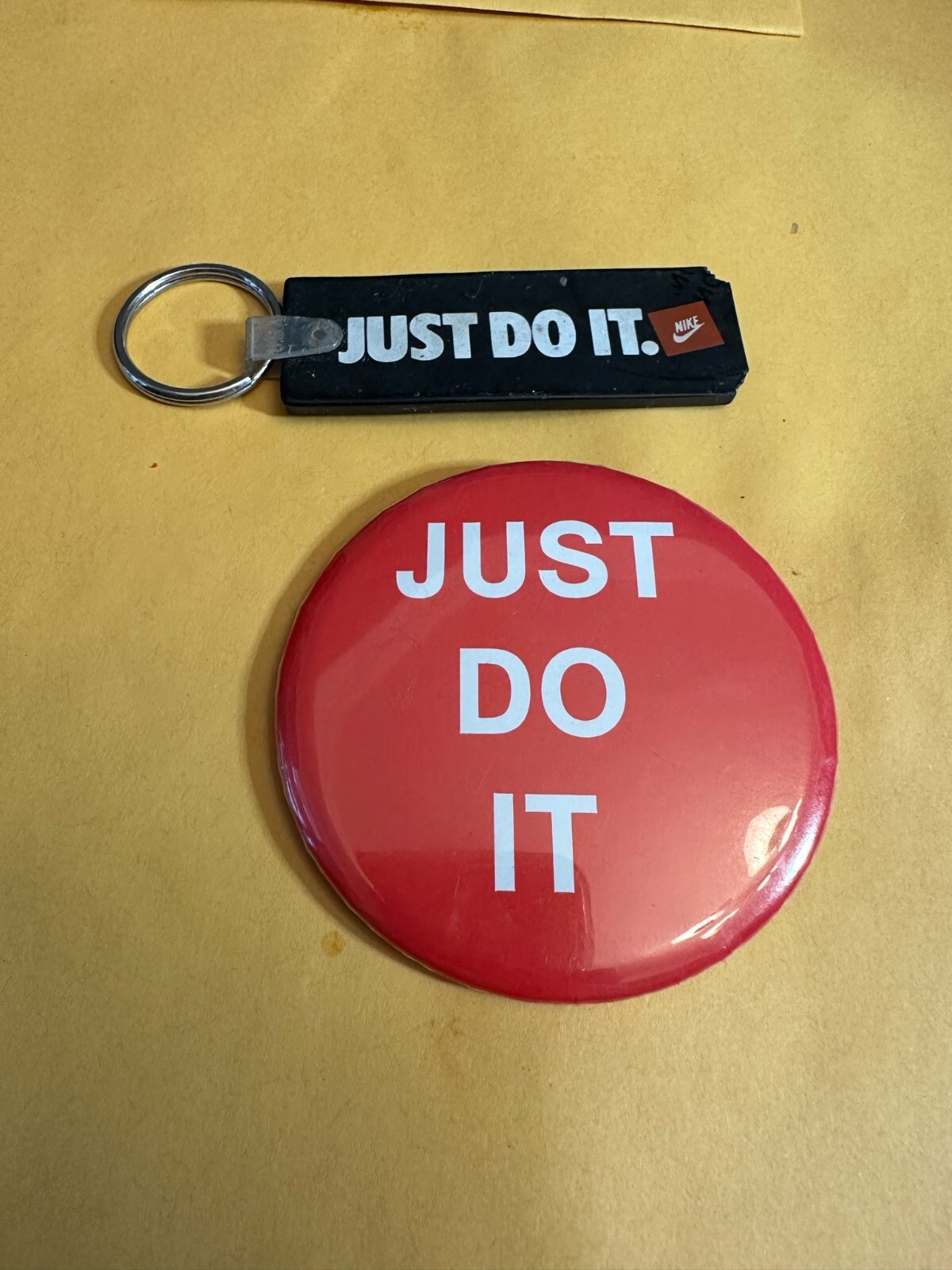 Original Jordan Nike just Do it Button Keychain 1980's lot | eBay