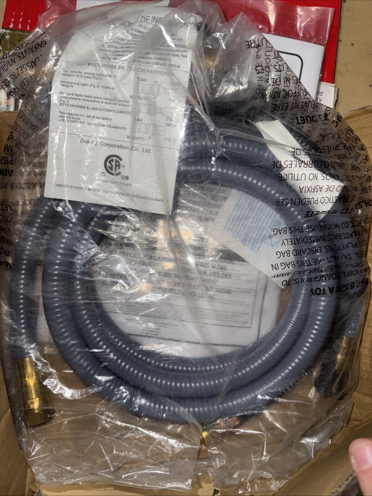 Universal Natural Gas Conversion Kit Gray 1/2" x 10Ft 710-0008 | eBay