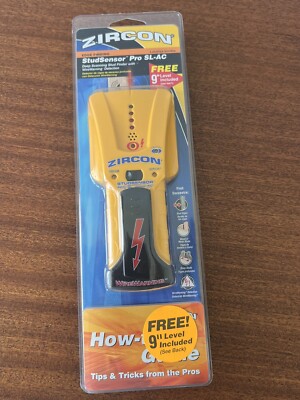 Zircon Stud Sensor Pro SL Stud Finder Edge Finding & FREE 9” Level | eBay