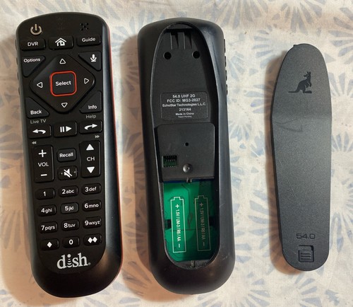 Dish Network 219801 Google Voice Satellite Remote Control Hopper 54.0 ...