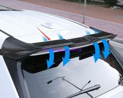 Carbon fiber Rear Trunk Spoiler Boot Lip Wing Cover For Toyota RAV4 ...
