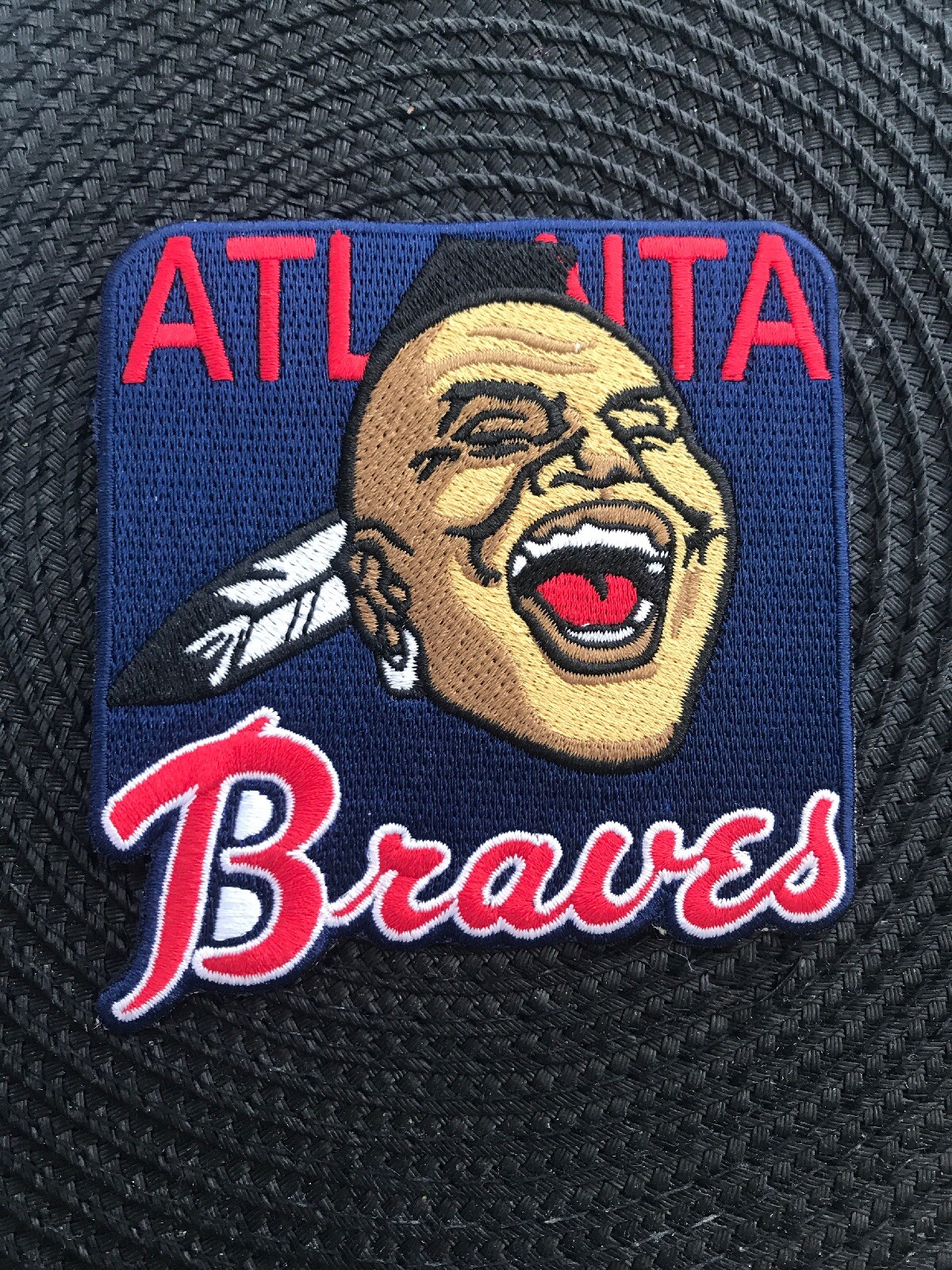 ATLANTA BRAVES MLB vintage Embroidered Iron On Patch 4” X 3.5 | eBay