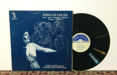 Maria Lagios, Elizabeth Buccheri ‎– Songs Of Les Six, LP 1982 ...