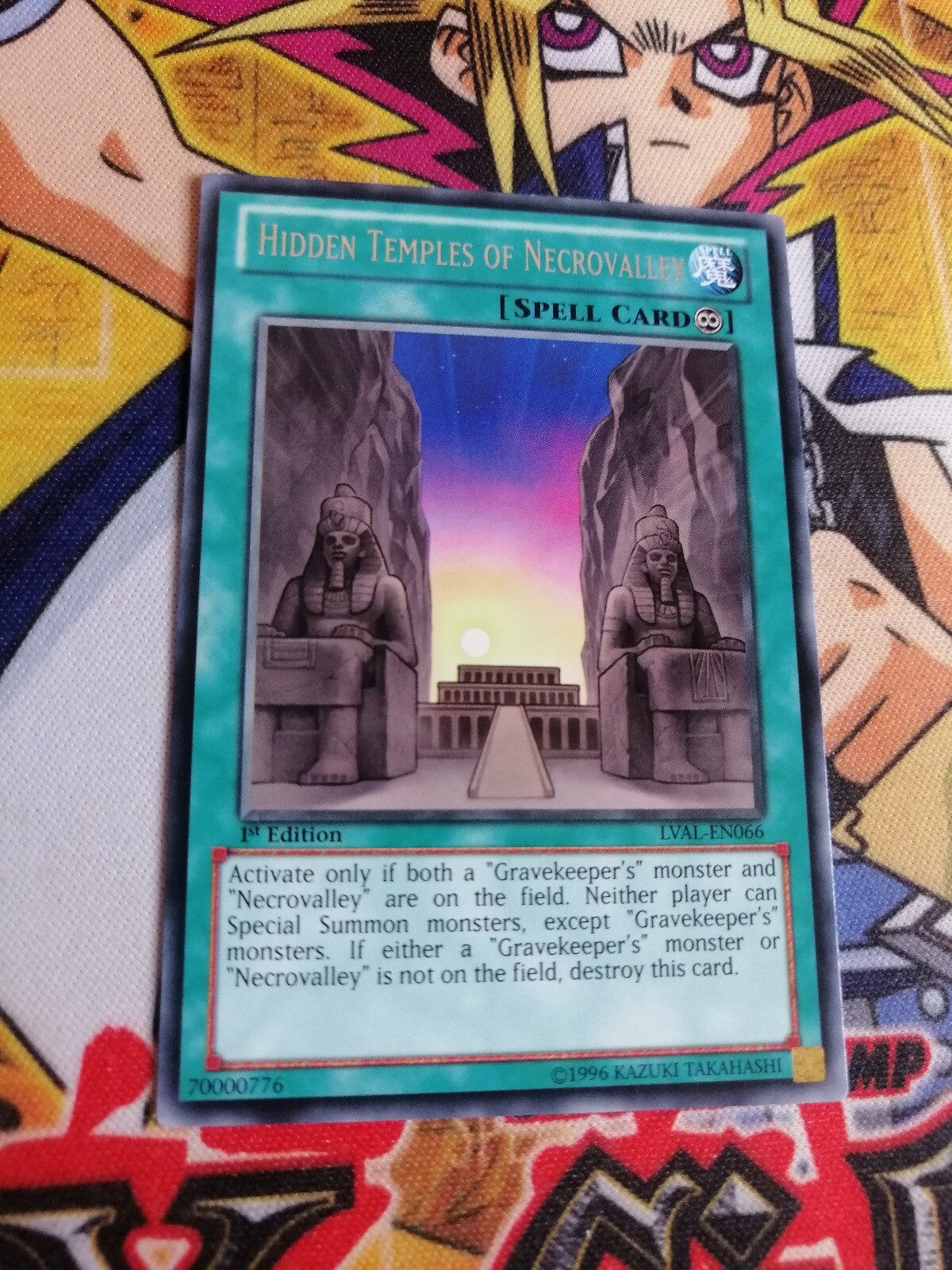 Hidden Temples of Necrovalley lval-en066 1st Edition (NM) Rare Yu-Gi-Oh ...