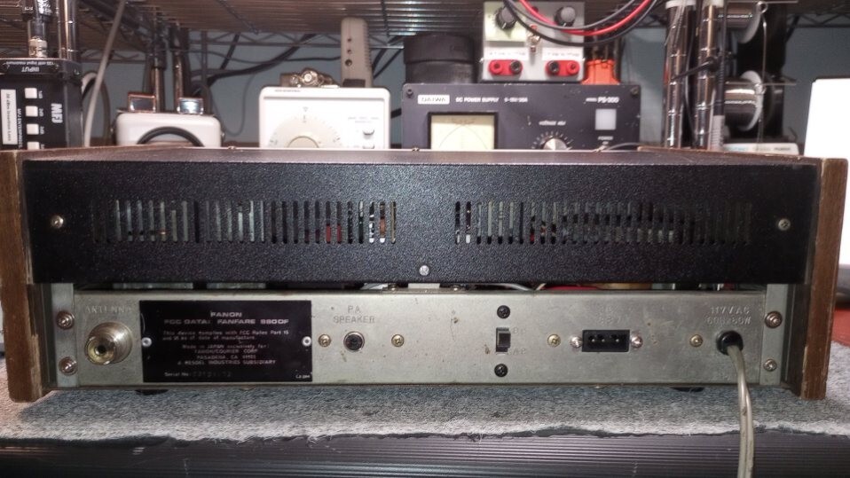RARE FANON FANFARE 880 DF 40 CHANNEL CB RADIO BASE STATION | eBay