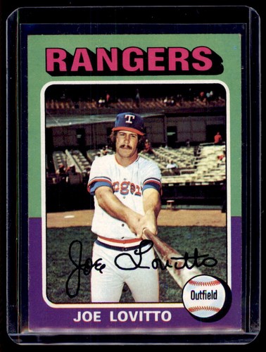 1975 Topps Joe Lovitto Texas Rangers #36 2199 | eBay