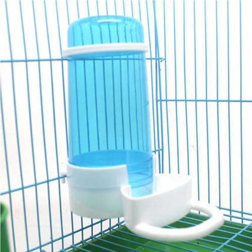 Sky Blue Reusable Pet Automatic Feeder Durable Hamster Food Holder ...