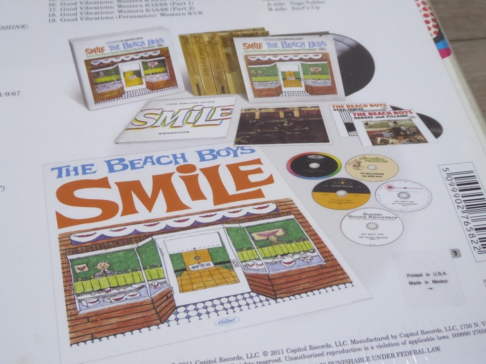 The Beach Boys - Smile Sessions: Deluxe Edition - NEW 5x CD 2x LP 2x 7 ...