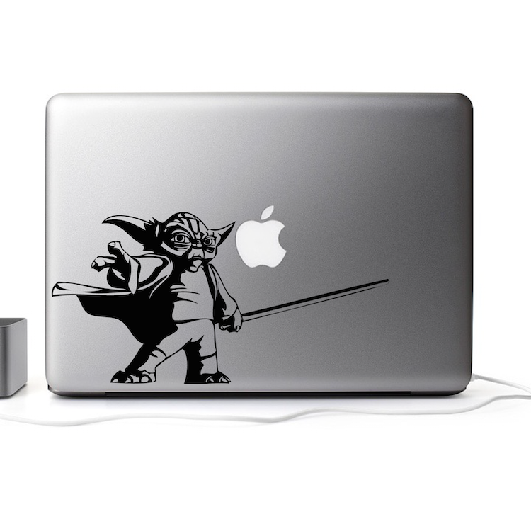 Yoda Wall Decal Sticker, Star Wars Wall Decals, Rebellion Wall Vinyl ...