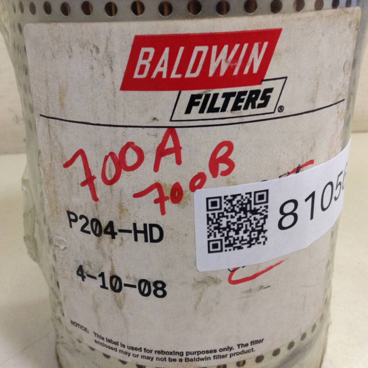 Baldwin Filters Filter P204-hd #81056 for sale online | eBay