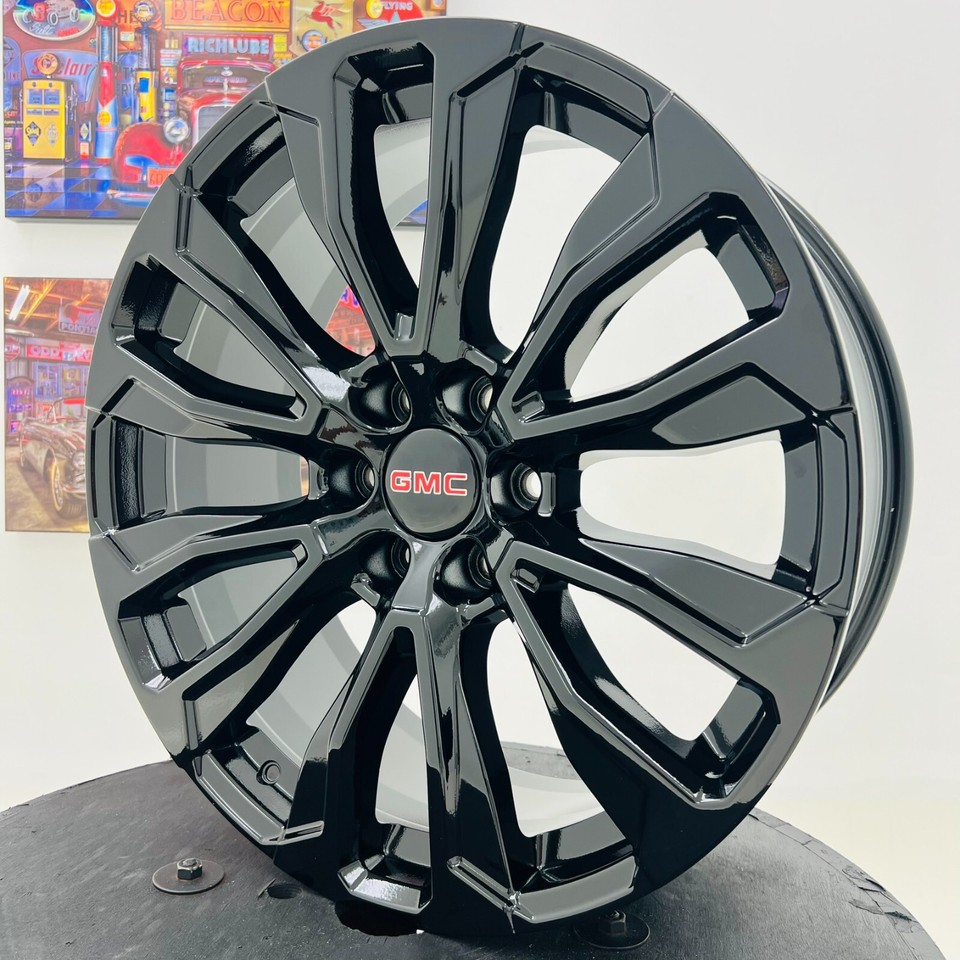 Black Chevy Silverado Tahoe Wheels Rims Escalade GMC Sierra Yukon ...