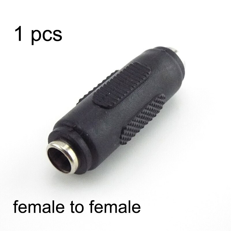 5.5mm x 2.1mm Male to Male female DC Power Coupler Plug Adapter CCTV ...