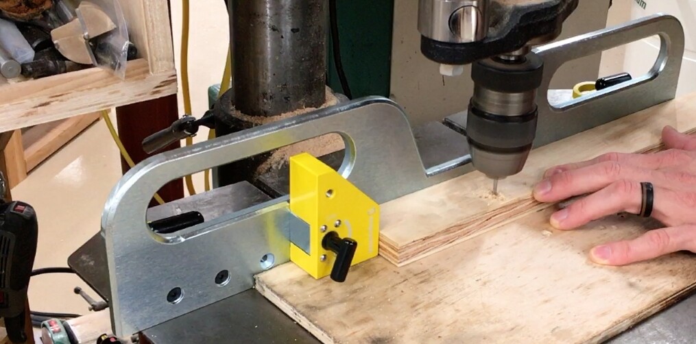 MAGSWITCH Pro Drill press Fence 21 inches long by 4 5/16 Magnetic Mount ...