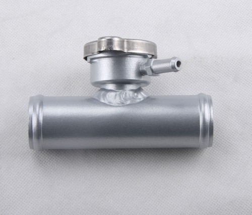 32mm 1-1/4" O.D Aluminum In line Radiator Filler Neck With Cap Silver ...